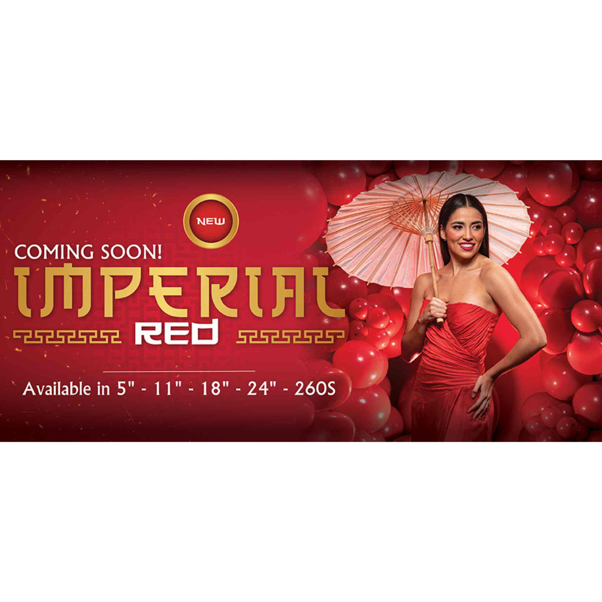 Sempertex Imperial Red Latex Balloons | 24 Inch | partyHAUS
