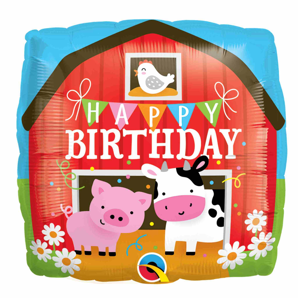 Happy Birthday Barn Yard Foil Balloons | partyHAUS