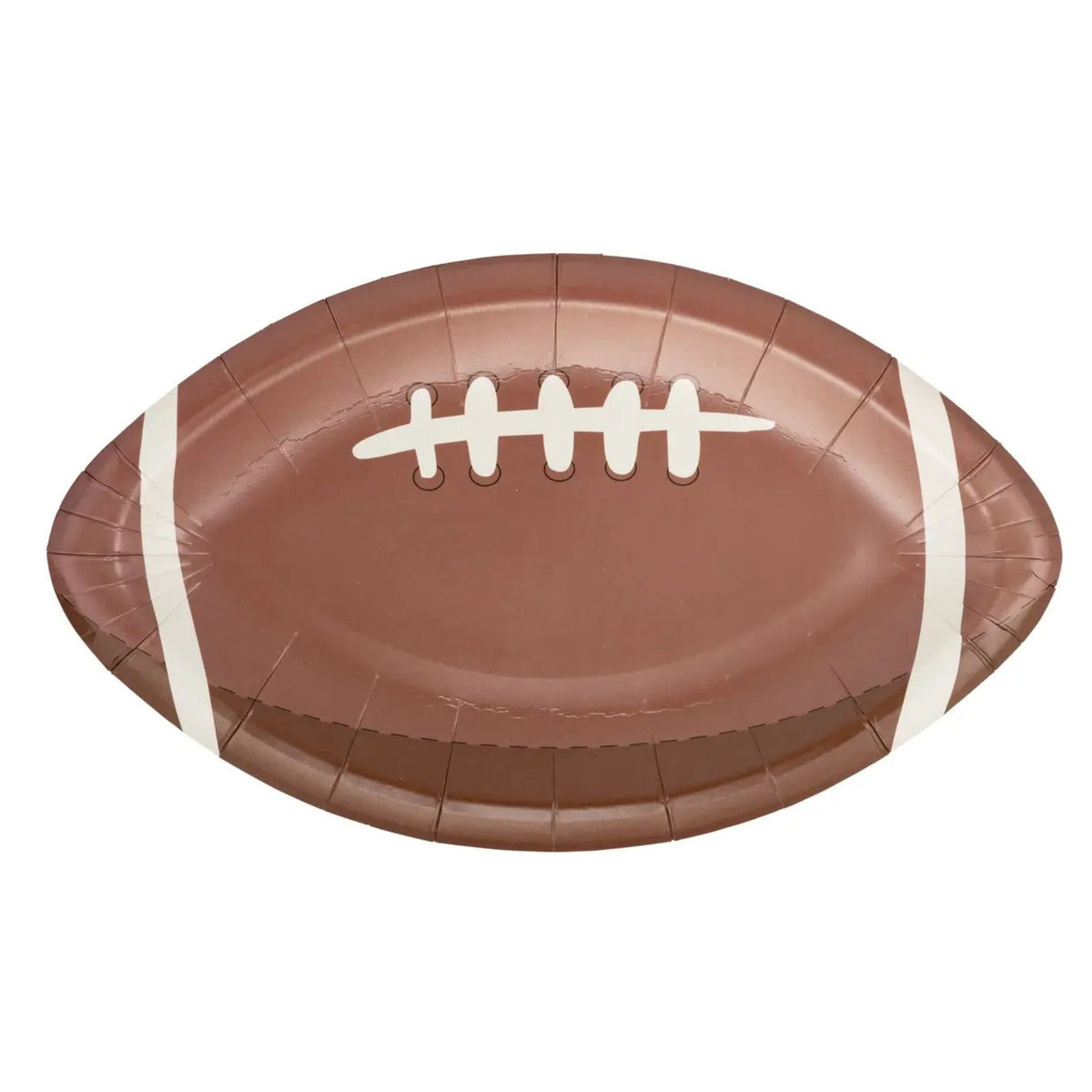 Football Shaped Paper Party Plates | partyHAUS