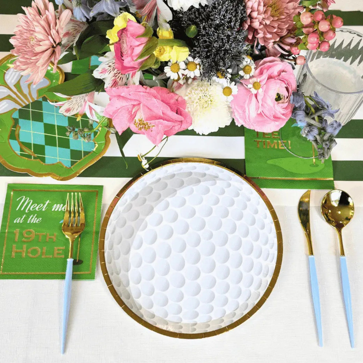 Golf Ball Paper Party Plates | partyHAUS