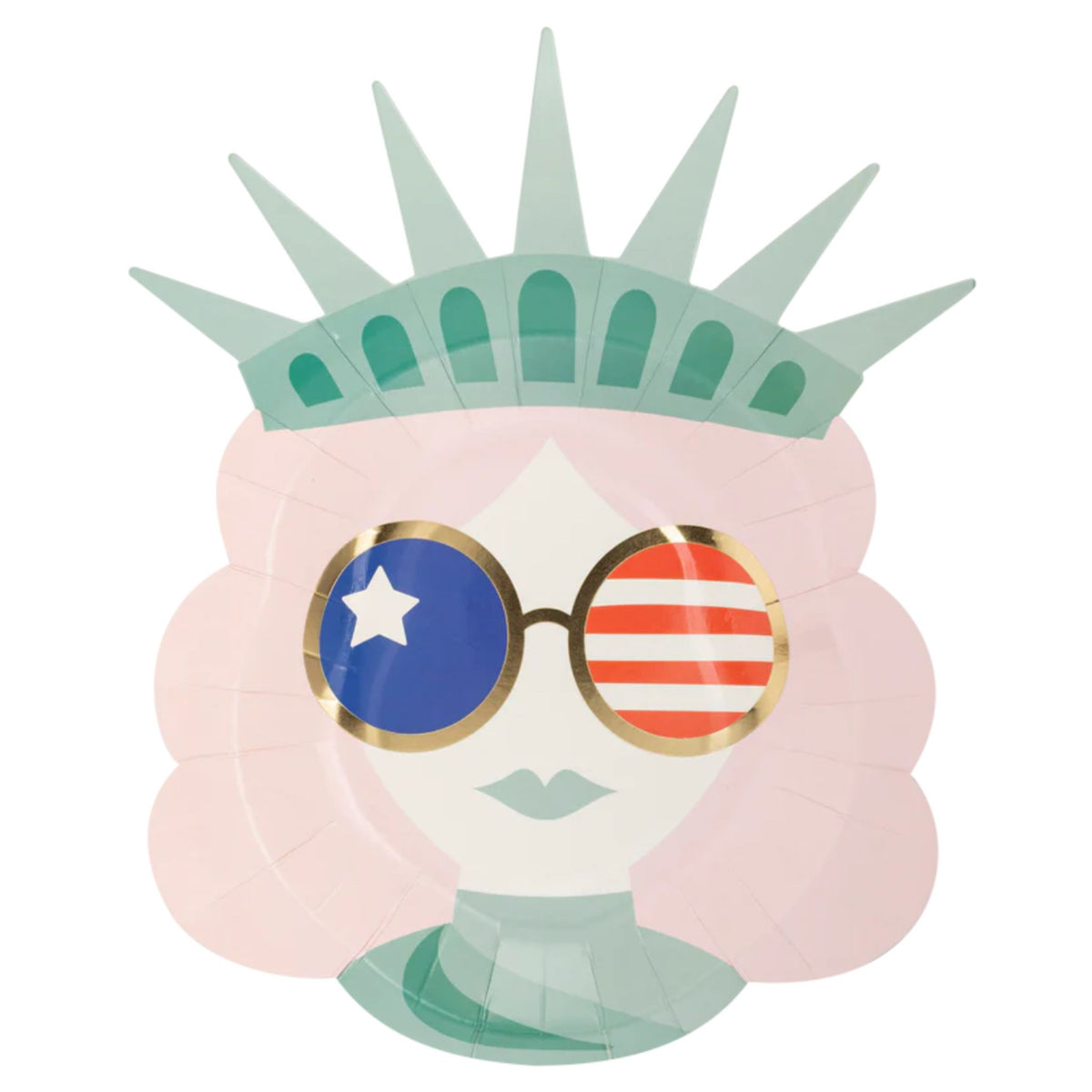 Lady Liberty Paper Party Plates | partyHAUS