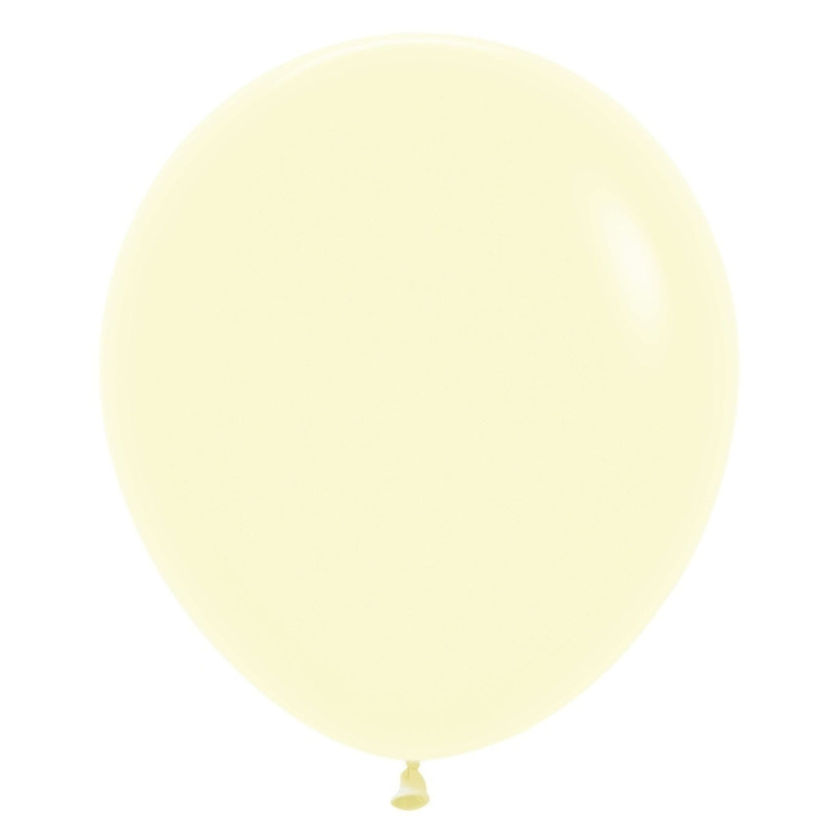 Sempertex Matte Pastel Yellow Latex Balloons | 18 Inch | partyHAUS