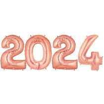 40 Inch 2024 Number Balloons | partyHAUS