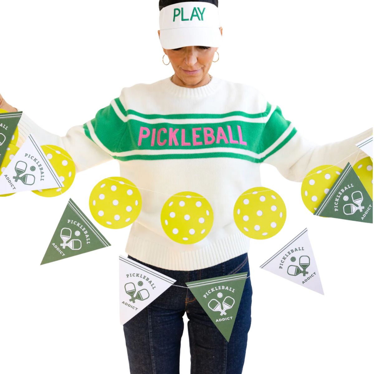Pickleball Paper Party Banners | partyHAUS
