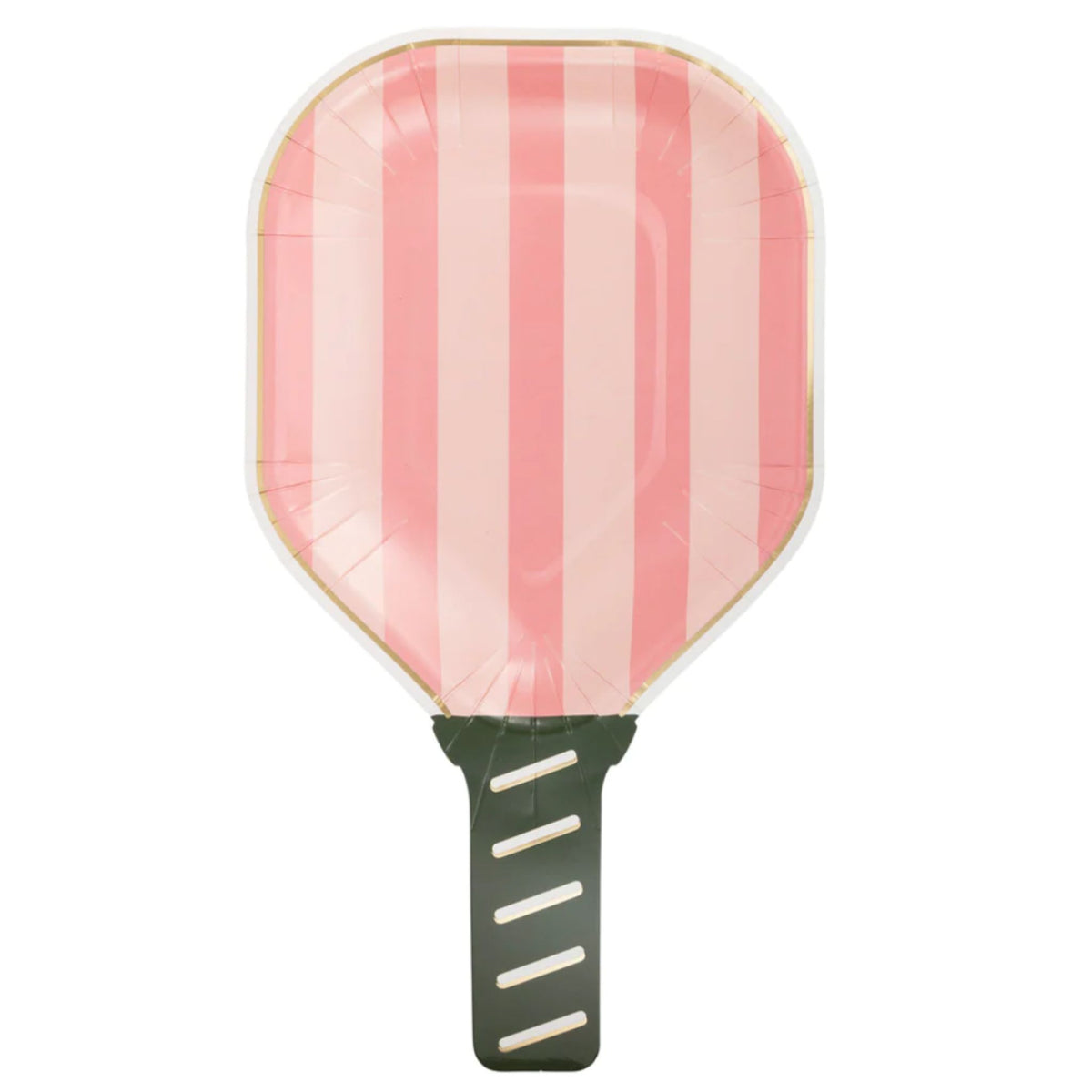 Pink Pickleball Paddle Shaped Paper Party Plates | partyHAUS