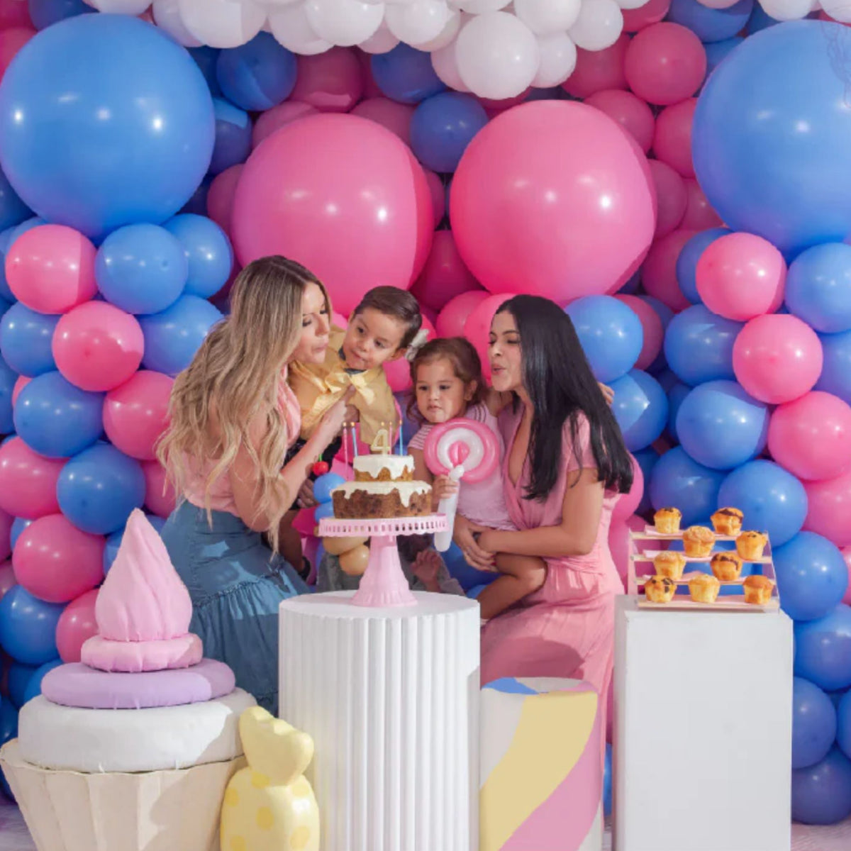 Sempertex Deluxe Rose Pink Latex Balloons | 11 Inch | partyHAUS