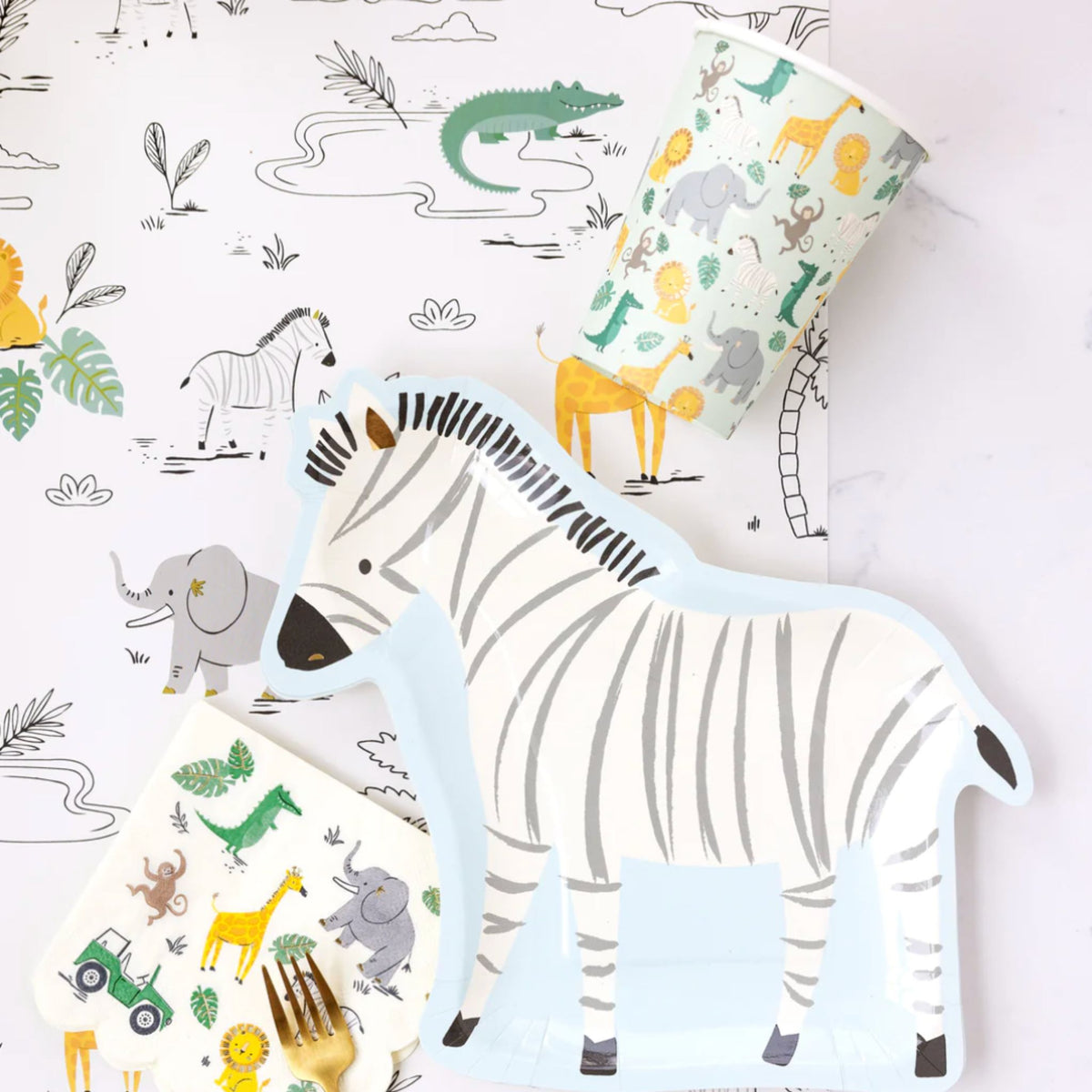 Safari Animal Print Paper Party Cups | partyHAUS