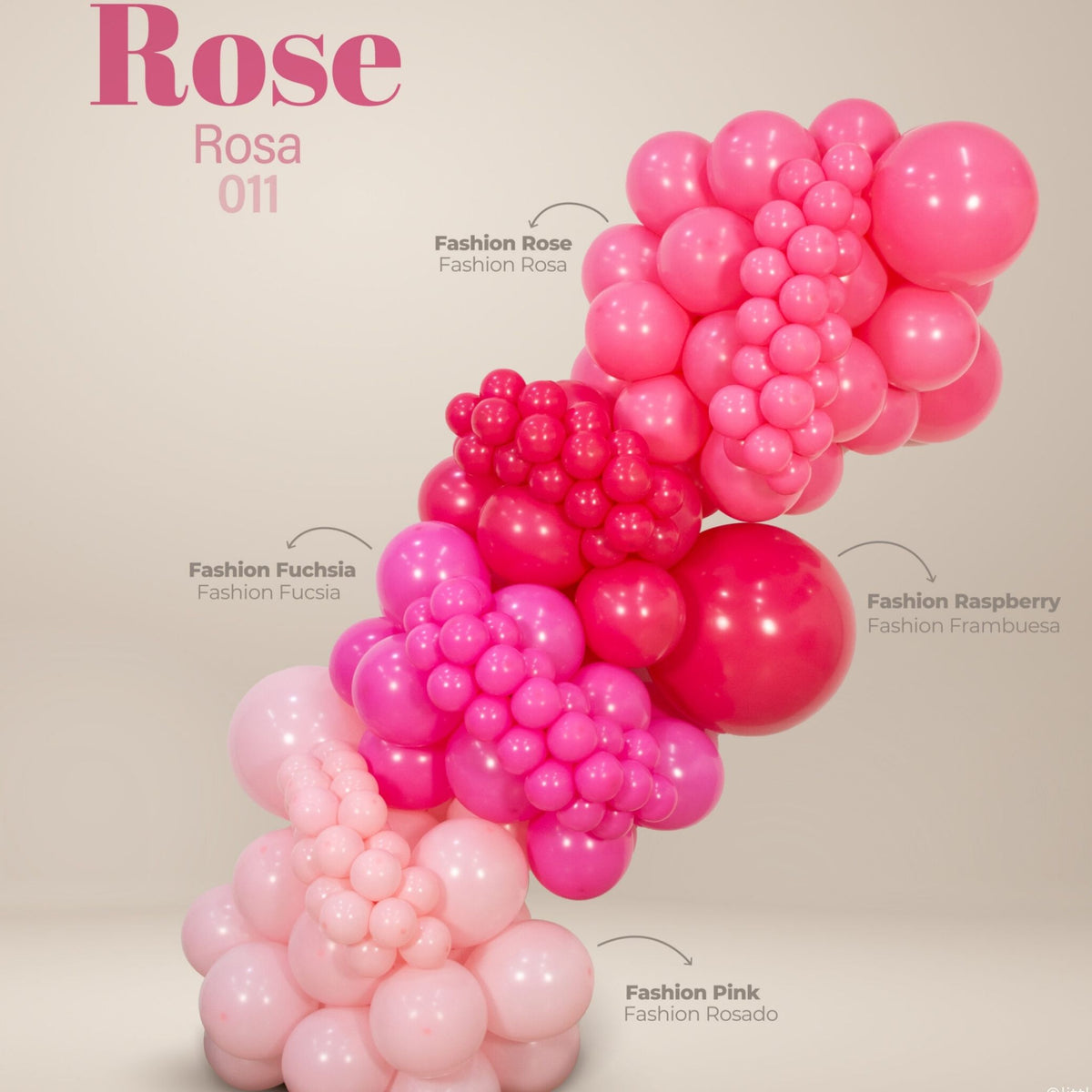 Sempertex Rose Pink Latex Balloons | 18 inch | partyHAUS