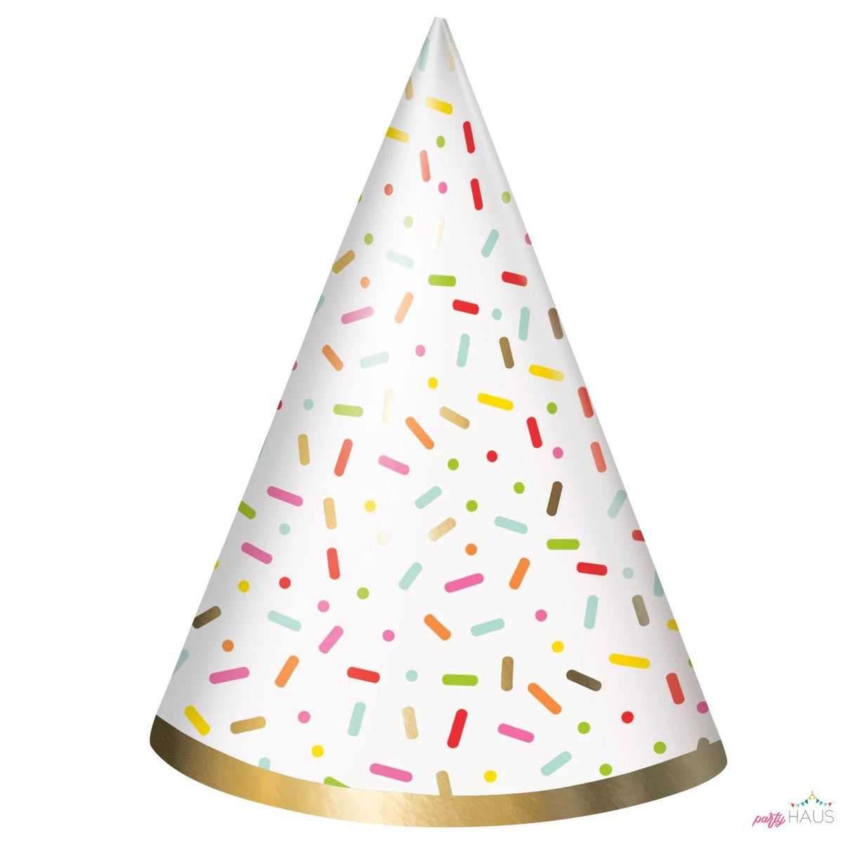 Sprinkles Donut Birthday Paper Party Hats | partyHAUS