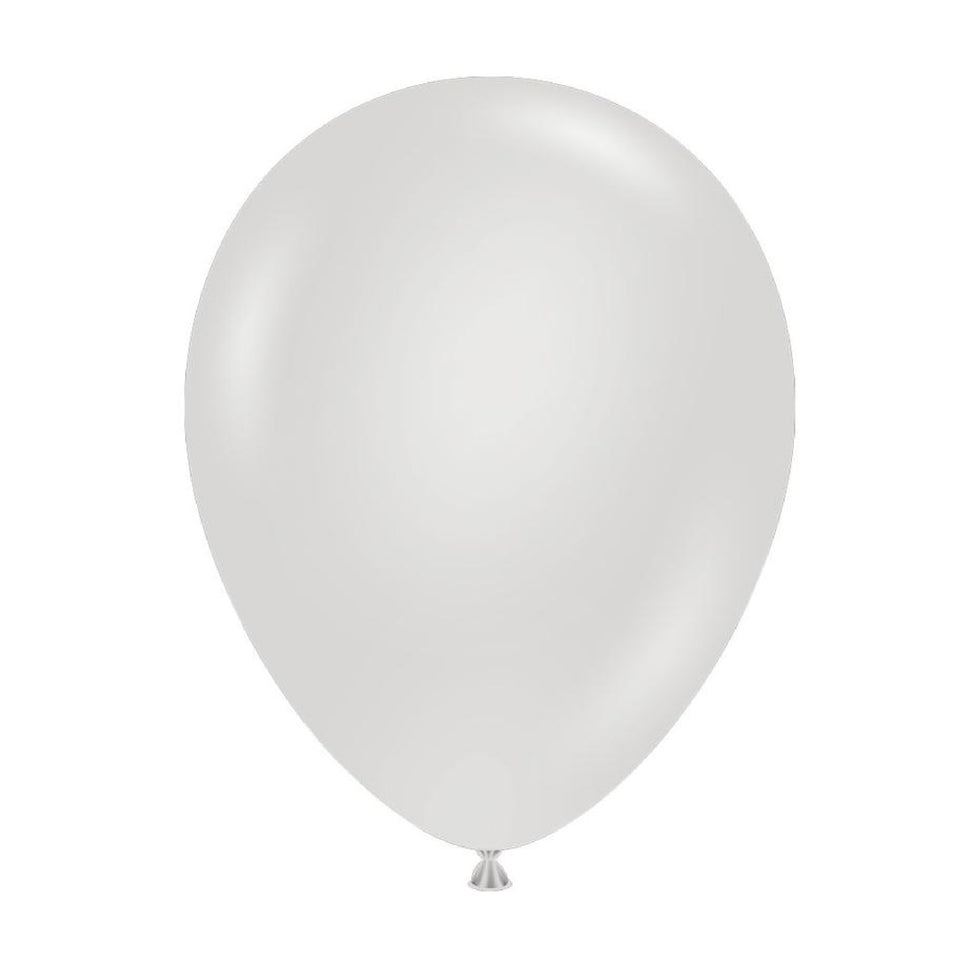 Tuftex Fog Gray Latex Balloons | 11 Inch | partyHAUS
