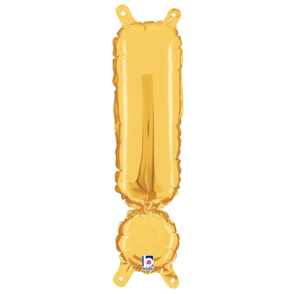 Gold Script Letter H Balloons | partyHAUS