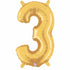 14 Inch | Gold Number Balloons | partyHAUS