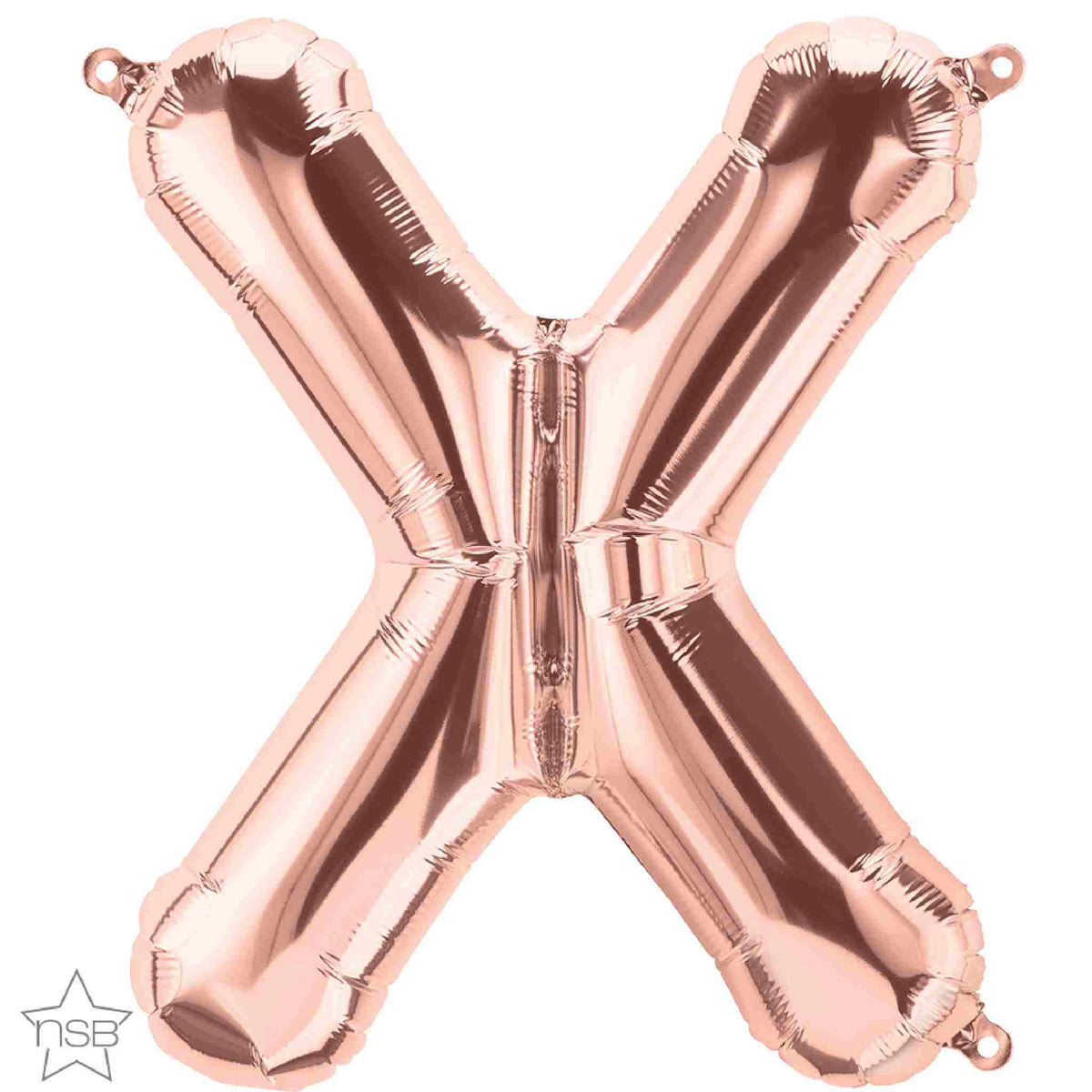 Rose Gold Letter X Balloons | 16 Inch | partyHAUS