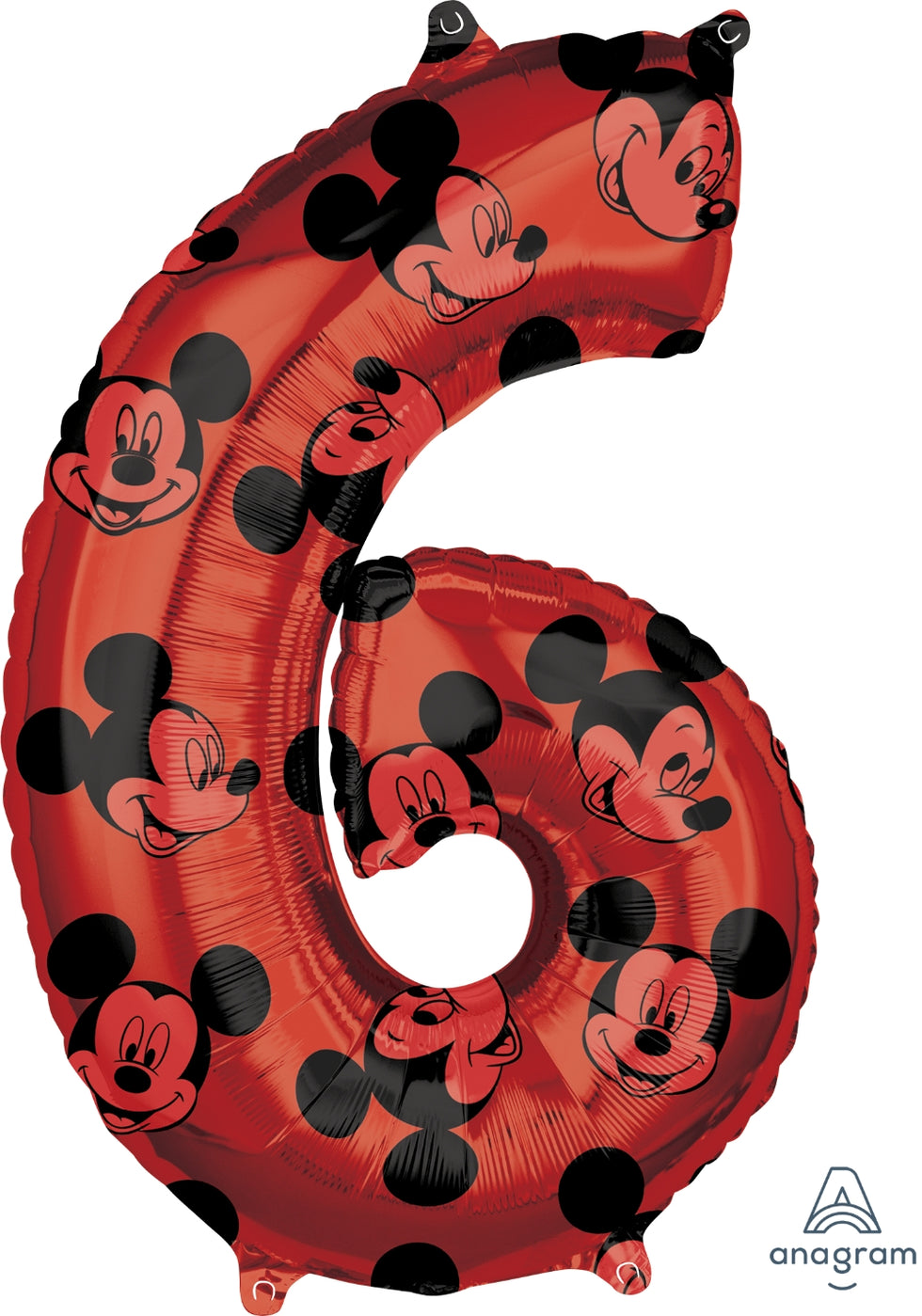 Mickey Mouse Red Number 2 Balloon | Licensed – partyHAUS