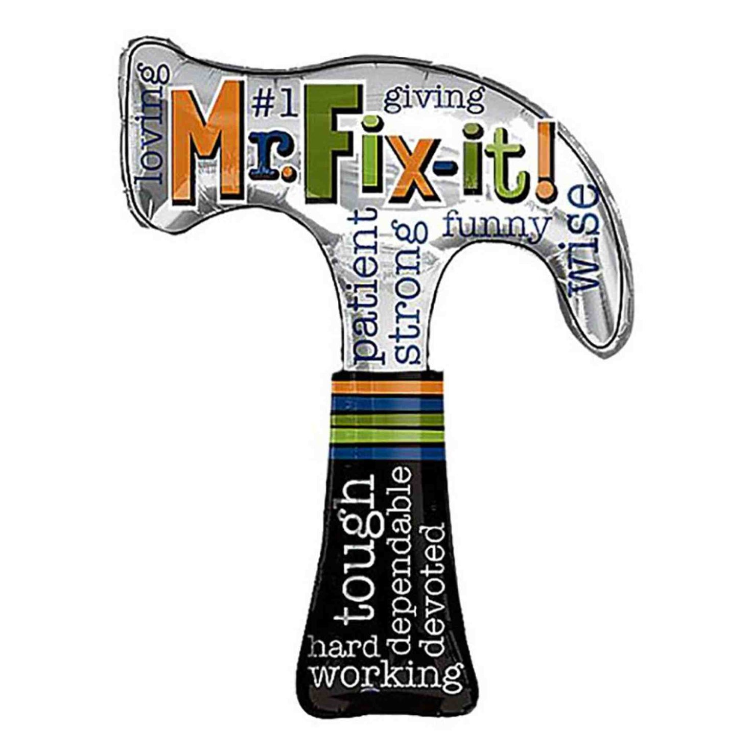 Father's Day Mr. Fix It Hammer Balloons | partyHAUS