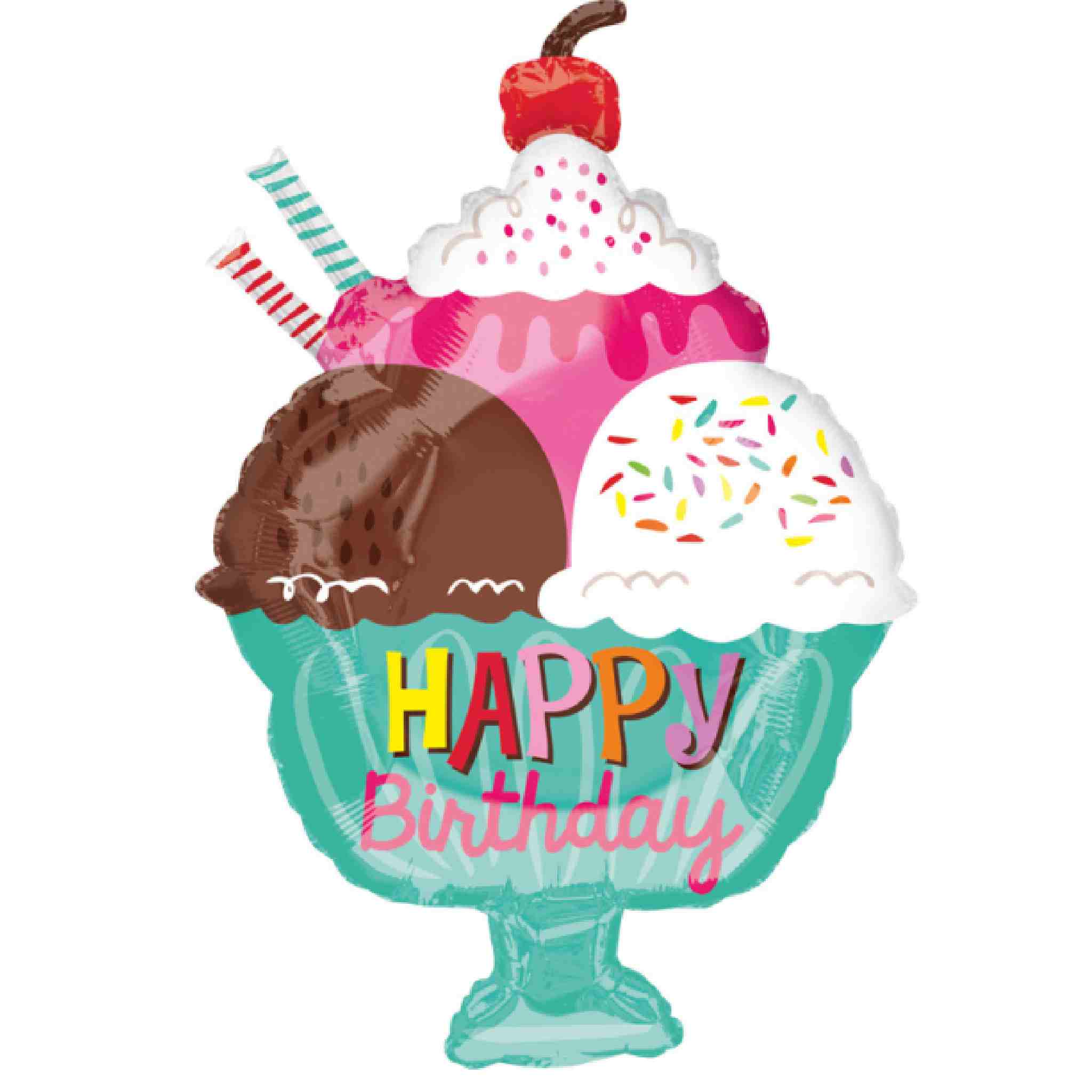 Balloon Ice Cream Sundae