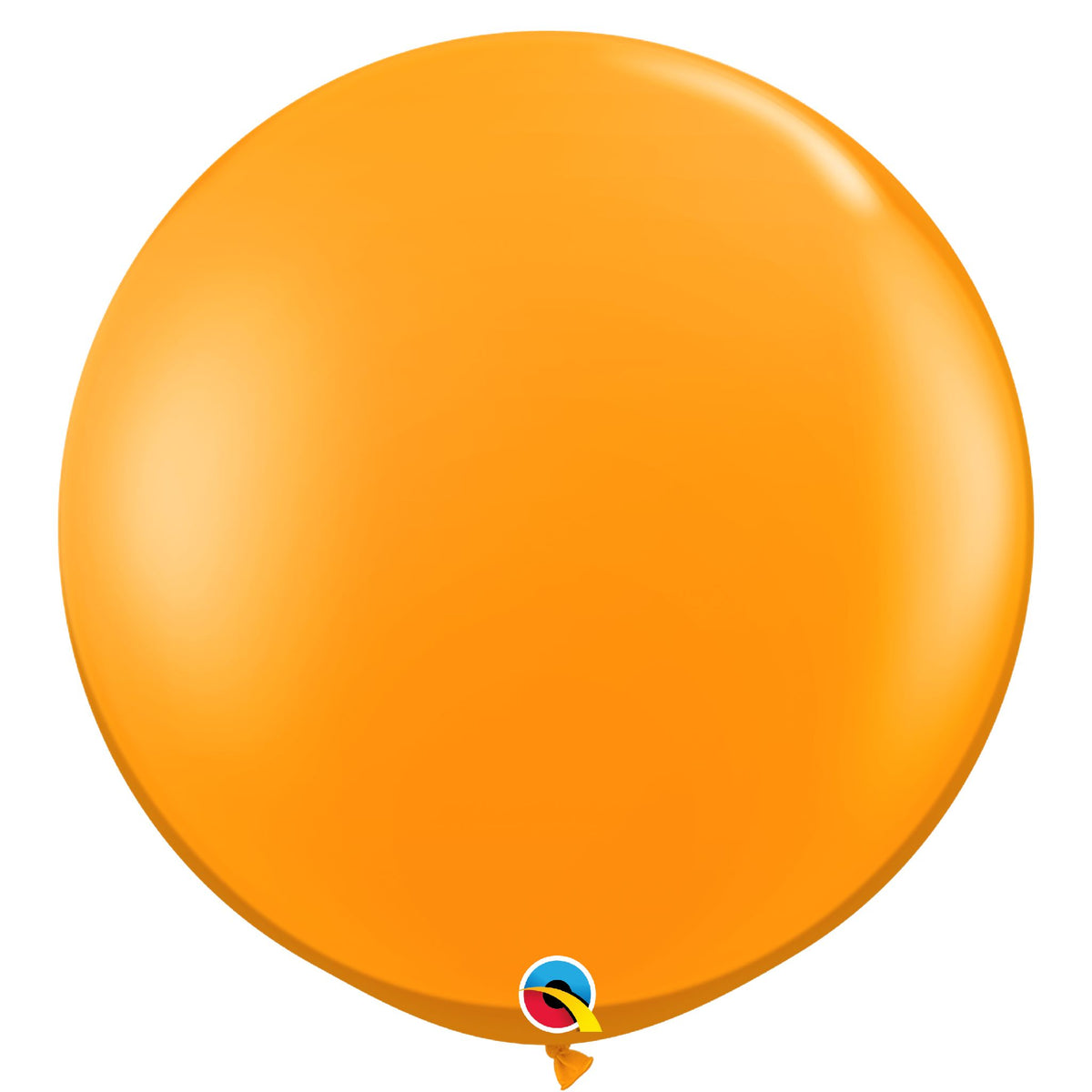 36 Inch Mandarin Orange Round Latex Balloons | partyHAUS