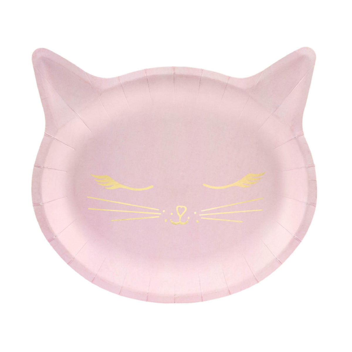 Pretty Pink Cat Paper Party Plates | partyHAUS