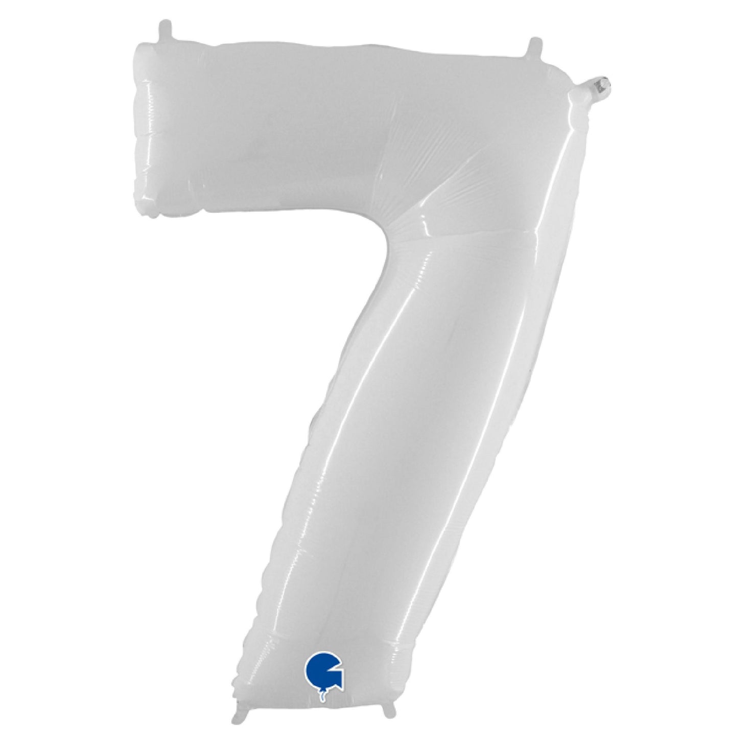 White Number 7 Balloons | partyHAUS