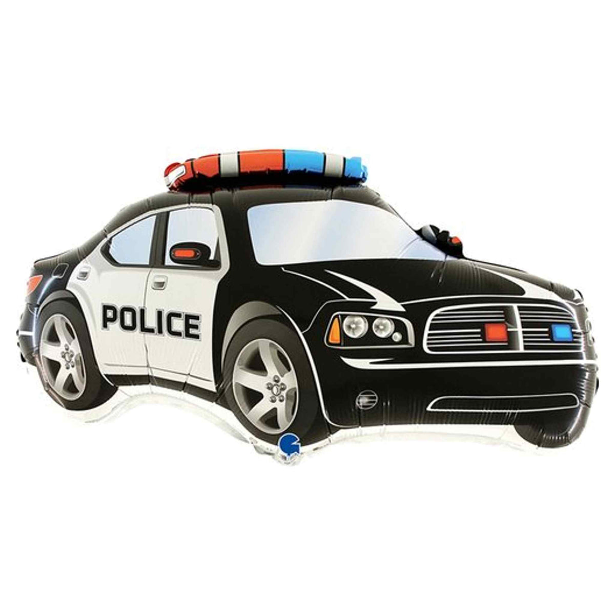 Black Police Car Foil Balloons | partyHAUS