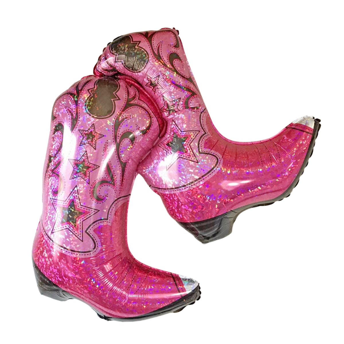 Glitter Pink Cowgirl Boots Balloons | partyHAUS