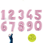 Pastel Pink Number 9 Balloons | 40 INCH – partyHAUS
