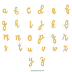 Gold Script Letter Q Balloons | partyHAUS