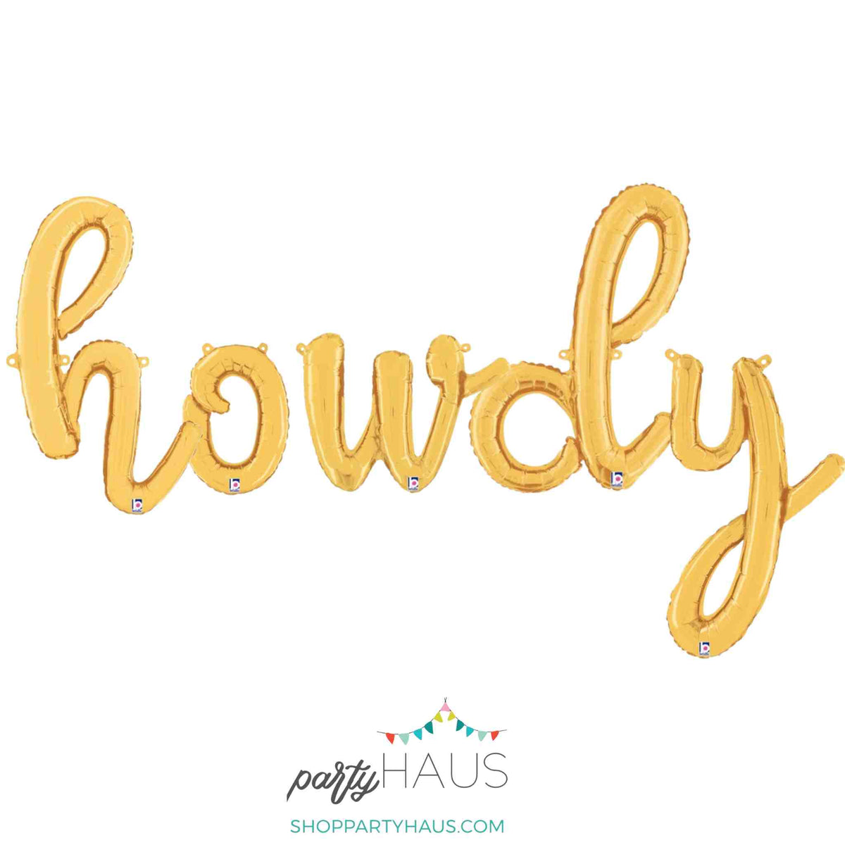 Howdy Letter Balloons | partyHAUS