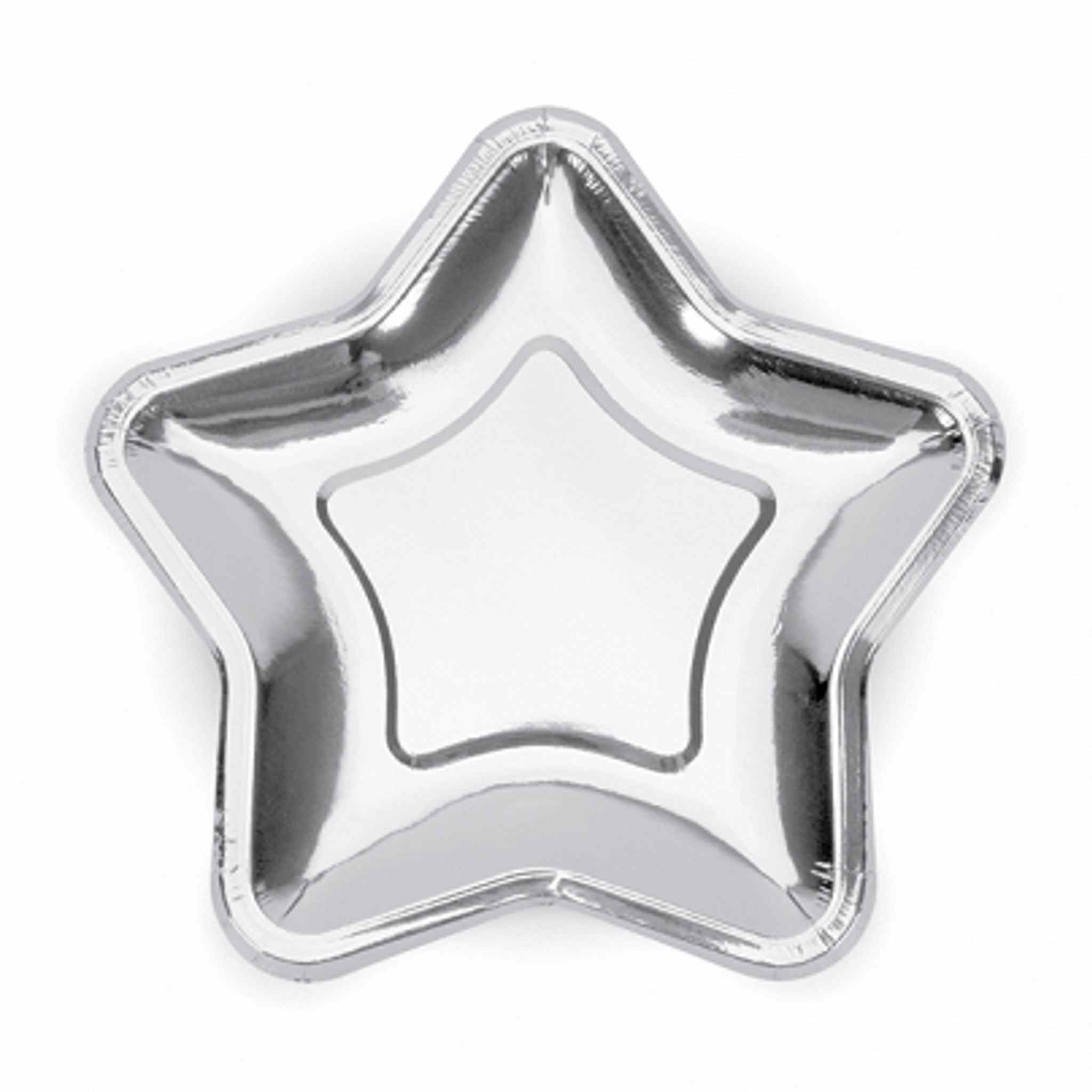 Silver Paper Plates Png