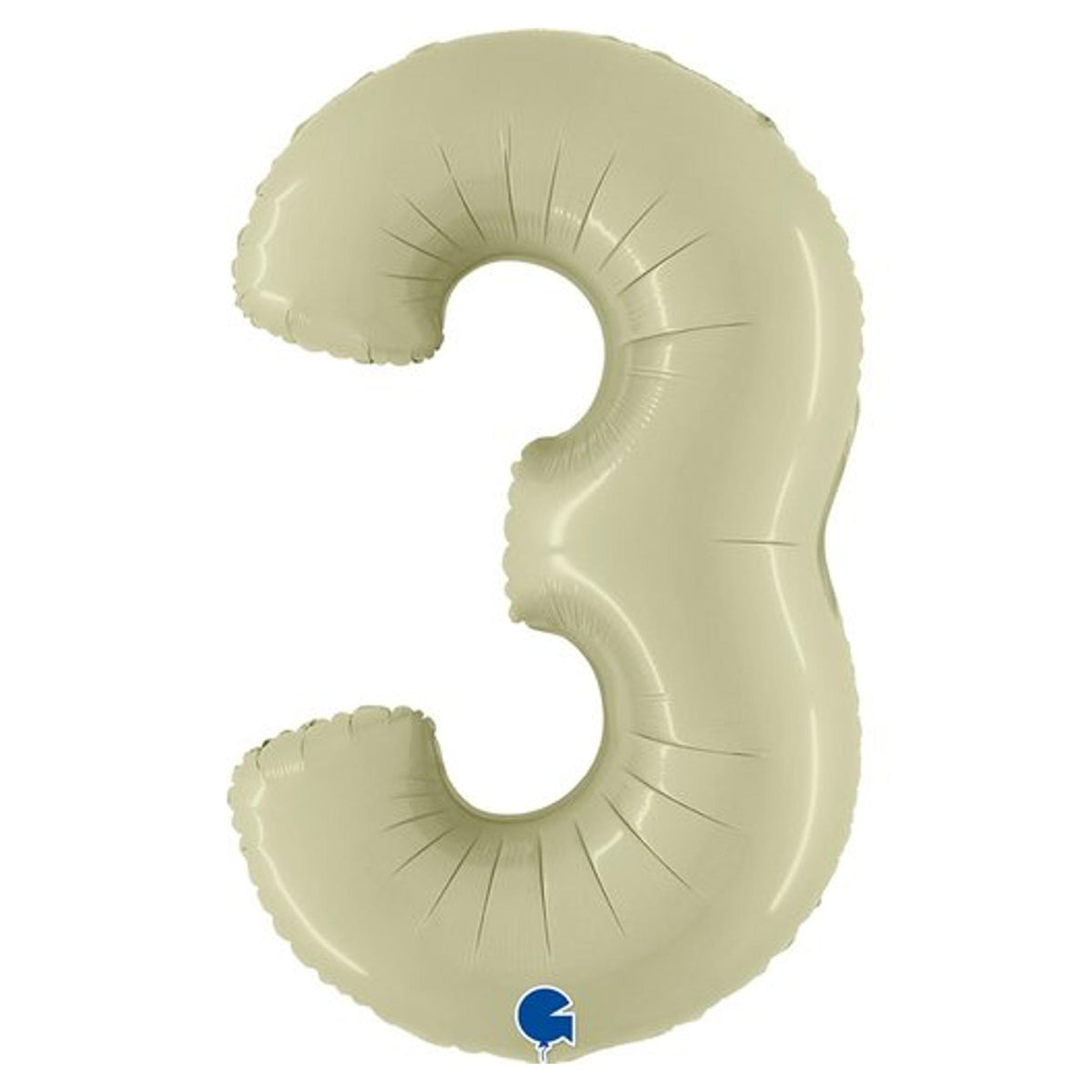 Olive Green Number 3 Balloons | 40 Inch | partyHAUS