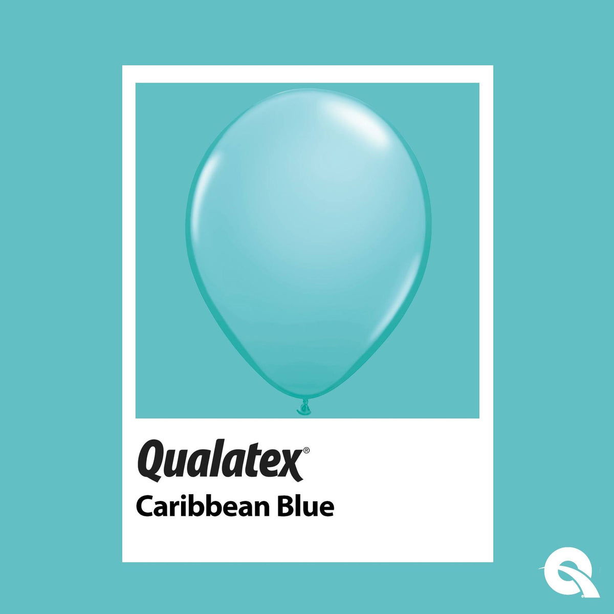 Qualatex Caribbean Blue Latex Balloons | 11 inch | partyHAUS