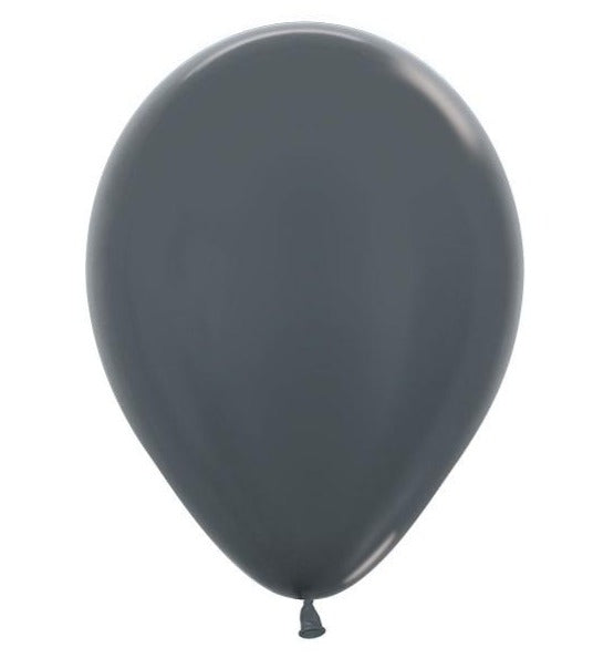 Metallic Graphite Latex Balloons | 5 Inch | partyHAUS