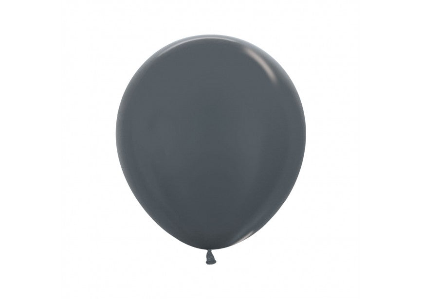Metallic Graphite Latex Balloons | 5 Inch | partyHAUS