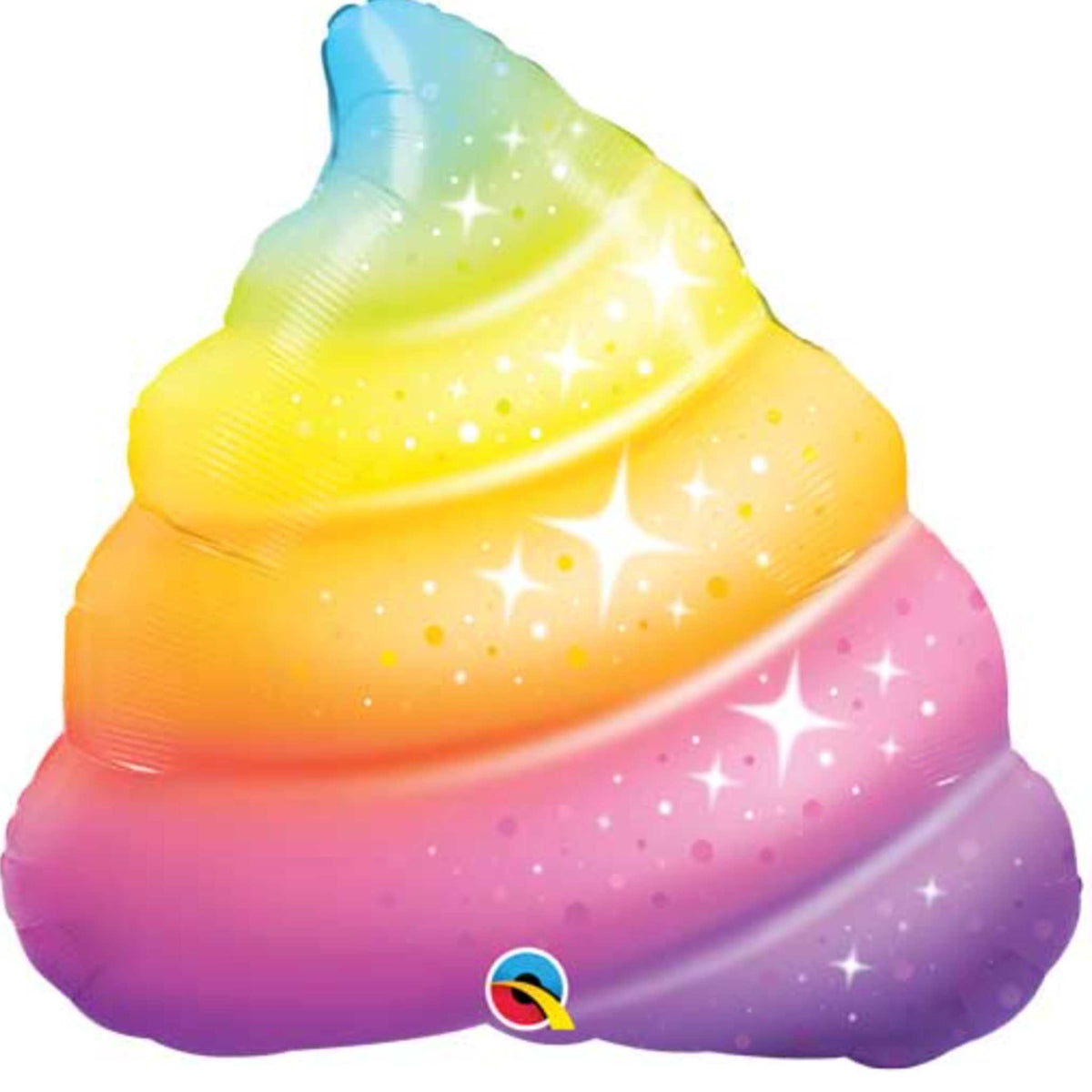 Rainbow Poop Emoji Balloons | partyHAUS