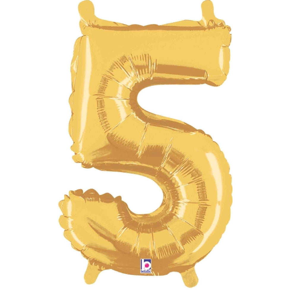 Gold Script Letter Balloons | partyHAUS